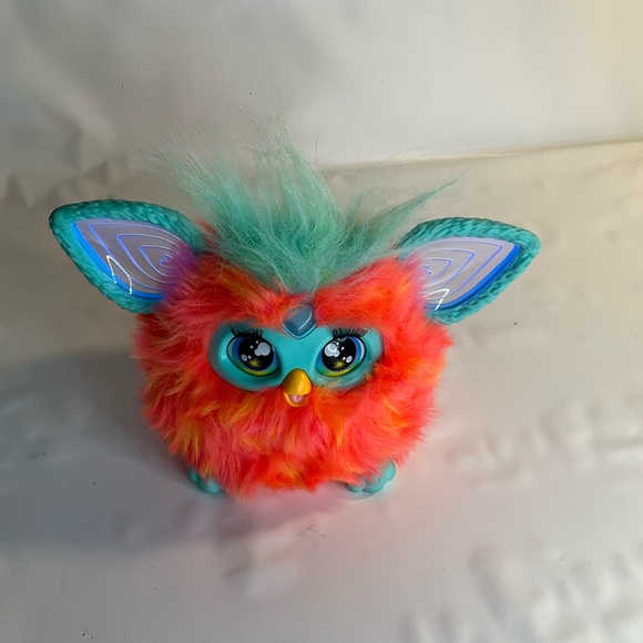 Hasbro | Toys | Furby 223 Emoto Tronic Interactive Plush Toy Pink Coral ...